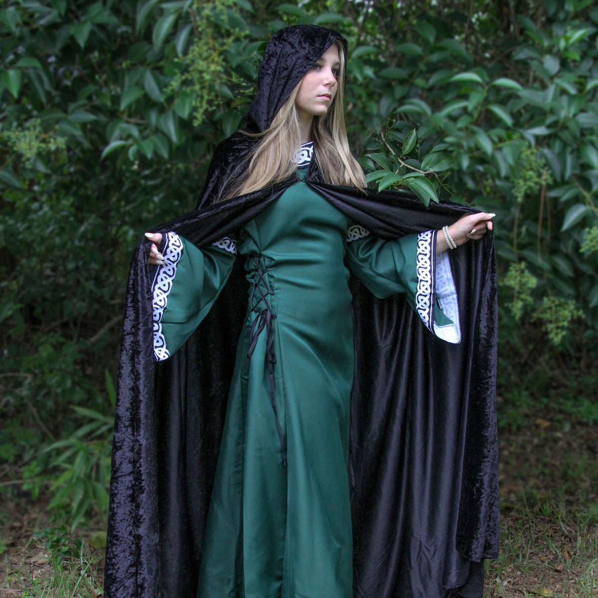 Hooded Cloak with Custom Full Color DTF Print – Everfan